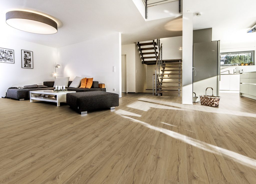 34400 700 enia GRAZ Design Belag - oak nature - LVT droplank click 8 ...